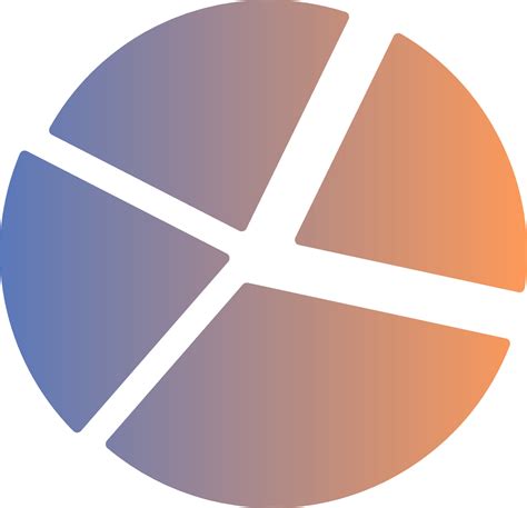 Pie Chart Gradient Icon 36965966 Vector Art At Vecteezy