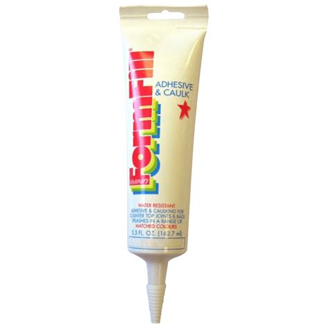 Formfill Adhesive Caulk 5664 55 Oz Tube Matching Formica 6903 Cassis
