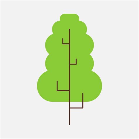 Premium Vector Minimalist Tree Element Design Collection