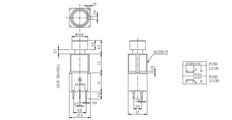 Dpdt On On Latching Footswitch Pcb Alpha Retroamplis