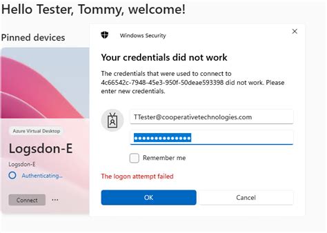 Microsoft Remote Desktop App Error 0x50331765 When Connecting To Azure Virtual Desktop Workspace