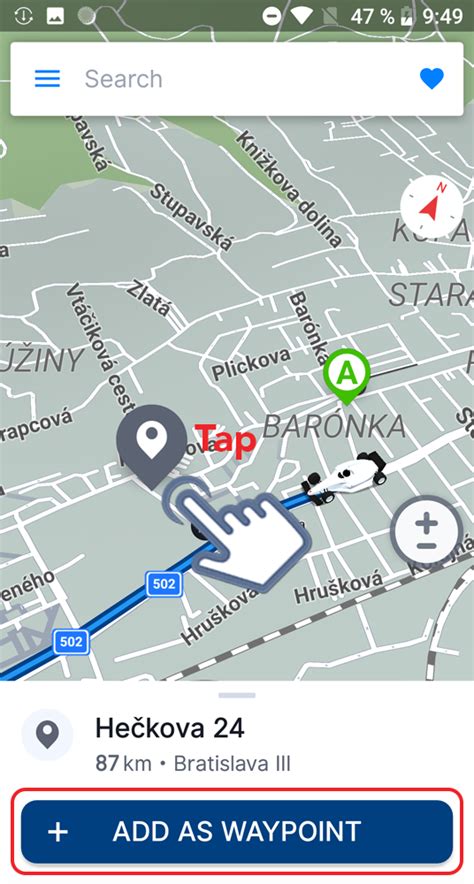 Adding Waypoint While Navigating New Sygic Gps Navigation For Android