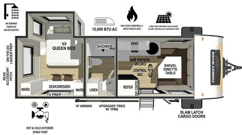 2026 R•pod Rp 204 Dso Floorplan Forest River Rv