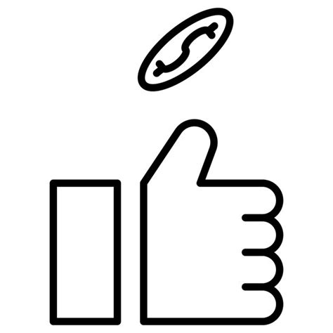 Premium Vector Coin Toss Icon