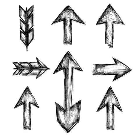Premium Photo A Drawing Of An Arrow With Arrows Pointing To The Right Premium Photo A Drawing Of An Arrow With Arrows Pointing To The Right