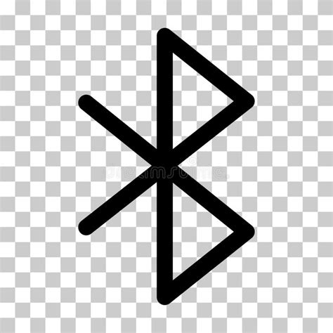 Bluetooth Technology Icon Network Connection Web Symbol Sharing Data For Mobile Computer
