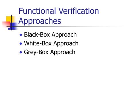Ppt Hardware Functional Verification Powerpoint Presentation Free Download Id9273585