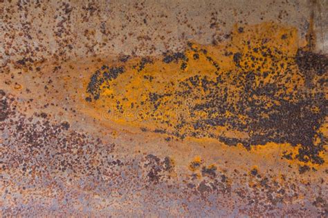Rust On Steel Plate Stock Photo Image Of Orange Dark