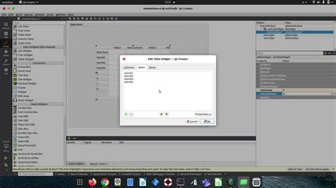 Qt Creator QTableWidgetその サイズ調整 YouTube