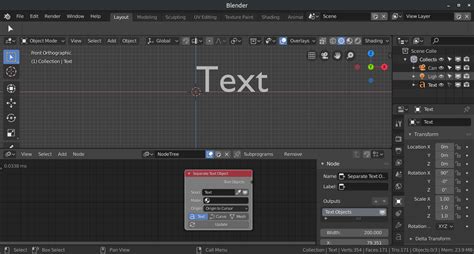 separate text object · issue 988 · jacqueslucke animation nodes · github