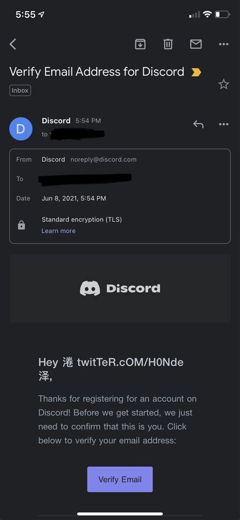 Just Got A Discord Verification Email For An Account I Dont Have R Phishing