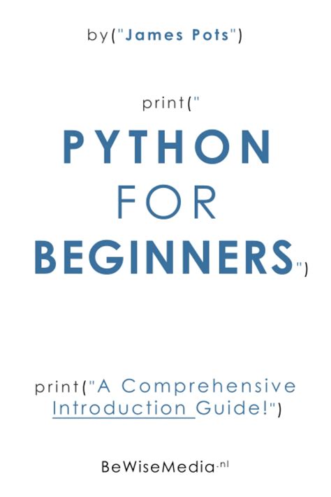 Python For Beginners A Comprehensive Introduction Guide 9798387276972 Computer Science Books