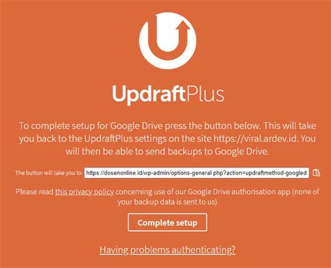 2 Cara Backup Wordpress Otomatis Dengan Updraftplus Gratis