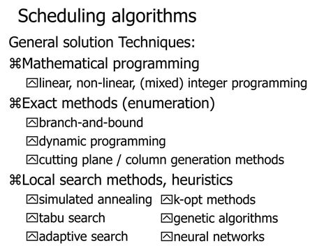 PPT Production Planning Operations Scheduling With Applications In Manufacturing And
