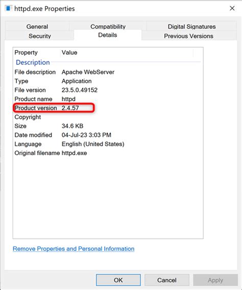 How To Determine Apache Version Of Systemlink Server Ni