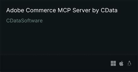 Adobe Commerce MCP Server By CData Glama
