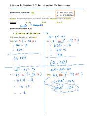 Introduction to Functions: Understanding Functional Notation and | Course Hero