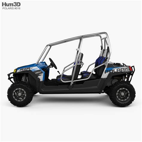 Polaris Rzr 4 800 2010 3d Model Download Atv On
