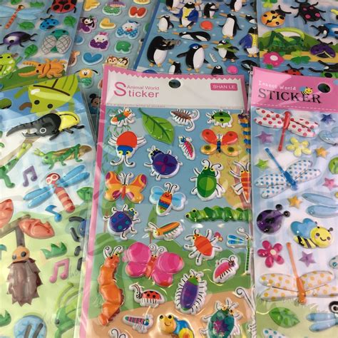 Puffy Stickers Etsy