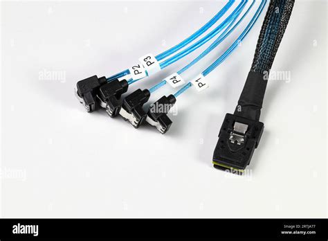 Mini Sas To Sata Serial Ata Convert Cable Blue With 90 Degree Target