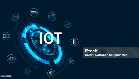 초록 Iot 사물 인터넷 개념 전자 장치는 인터넷 스마트 장치 스마트 네트워크 및 지능형 운송을 통해 서로 연결하거나 정보를 전송합니다 사물 인터넷에 대한 스톡 벡터 아트