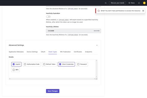 Unauthorized Client Grant Type Authorization Code Not Allowed For The Client Auth Community