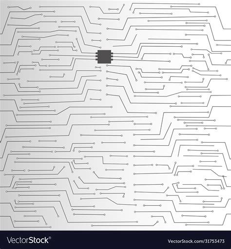 Computer Motherboard Background Royalty Free Vector Image