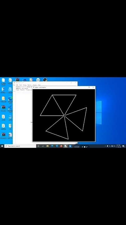 Traingle Design Using Python Turtle Graphics Shorts Youtube