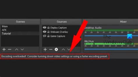 Fix Encoding Overloaded Issue In OBS Studio
