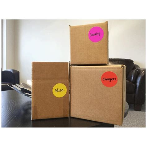 Red Color Coding Labels Round InstockLabels Com