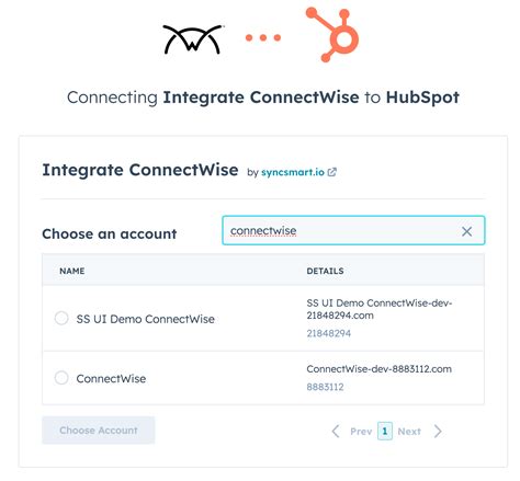 connectwise hubspot integration overview and set up syncsmart support
