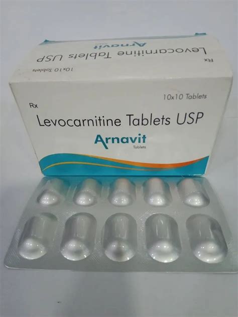 Levocarnitine Tablets Usp 10 X 10 Tablet Prescription At ₹ 67box In Haridwar