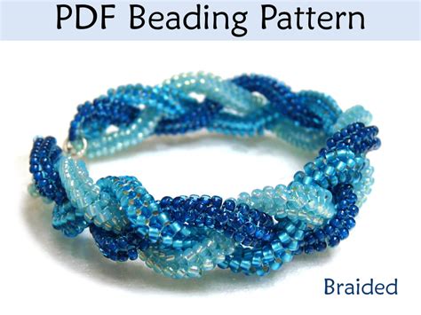 Beading Tutorial Pattern Bracelet Tubular Herringbone Stitch Simple