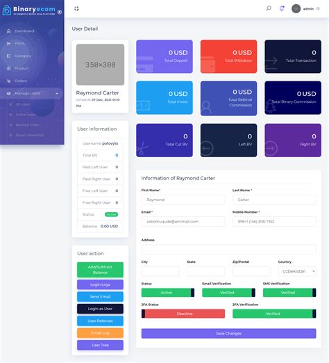 binaryecom ecommerce based mlm platform by viserlab codecanyon