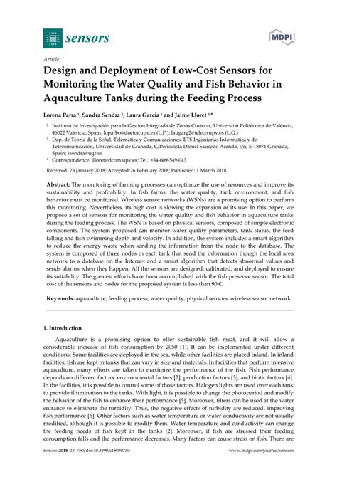 Pdf Design And Deployment Of Low Cost Sensors For Monitoring The