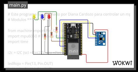 giroscopio wokwi esp32 stm32 arduino simulator
