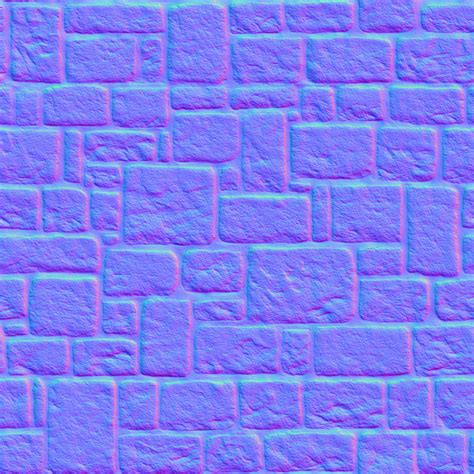 砖墙法线凹凸贴图