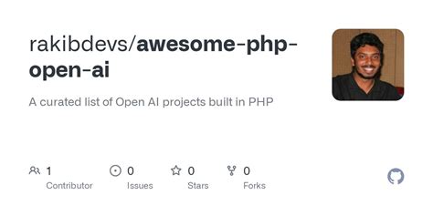 Rasim Aghayev On Linkedin Github Rakibdevsawesome Php Open Ai A Curated List Of Open Ai