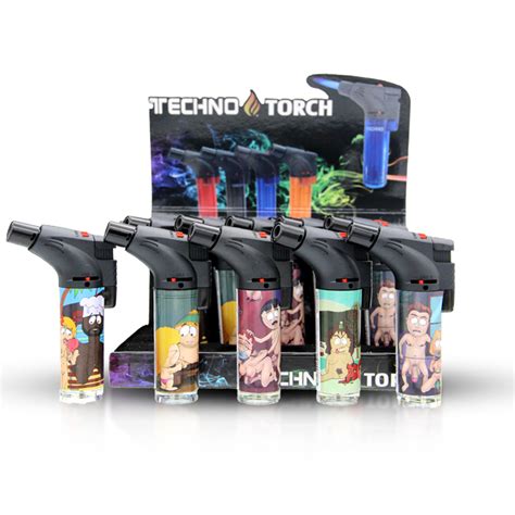 SP PORN SLANT TORCH LIGHTER DISPLAY OF CT Gotham Distro