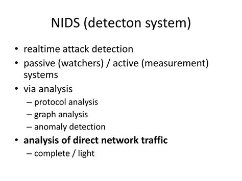 Network Intrusion Detection Systems 1 Pptx