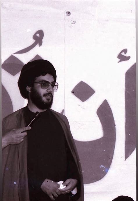 السيّد حسن نصر الله في شبابه