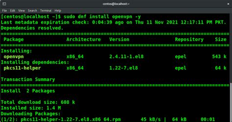 How To Install Openvpn On Almalinux Centos Or Rocky Linux Vitux