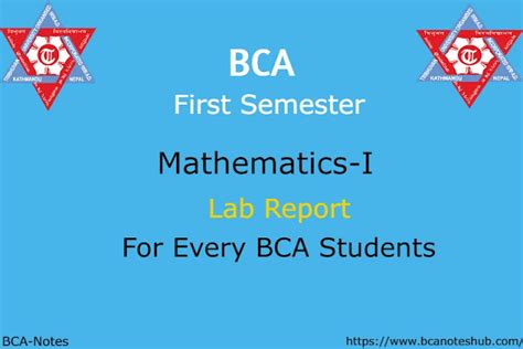 BCA Notes
