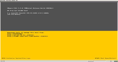 VMware ESXi Host Upgrade From Version To DbAppWeb