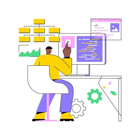 Premium Vector Cms Development Abstract Concept Vector Illustration