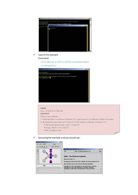 direction of building ns2 using cygwin under windows system