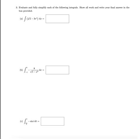 Solved Evaluate And Fully Simplify Each Of The Following Chegg