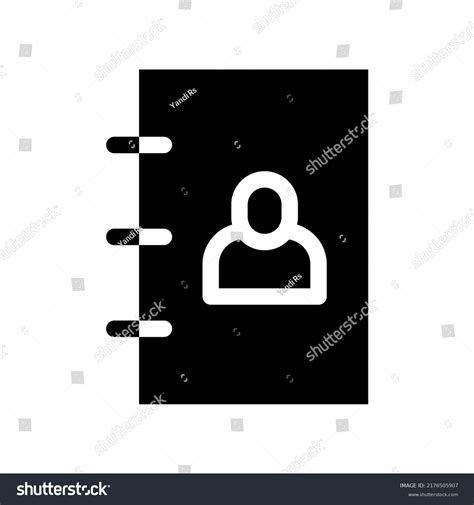 Contacts Book Icon Vector Symbol Design Stock Vector Royalty Free 2176505907 Shutterstock