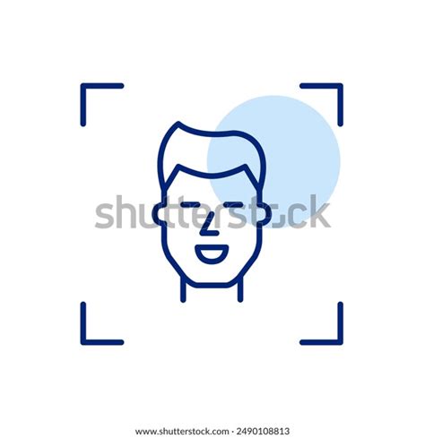 Facial Recognition Biometric Identification Security Verification Stock Vector Royalty Free