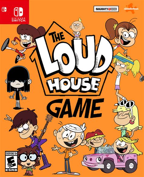 Loud House Game Front Cover Nintendo Switch By Justsomeordinarydude